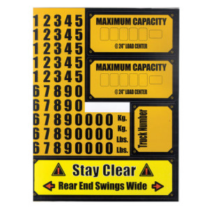 Lift Truck Safety Stickers | LTS Material Handling